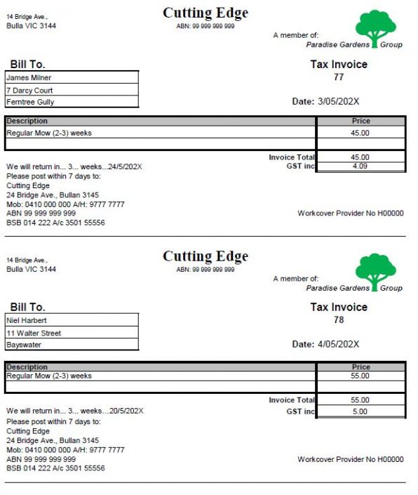 ABBS Customer Invoices 67 – 90 – ABBS LMS